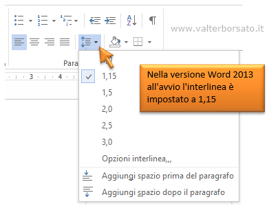 Word: interlinea righe e paragrafi | Impostare l'interlinea e la ...