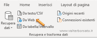 Excel: importare dati da Internet | Creare Query WEB con Excel ...